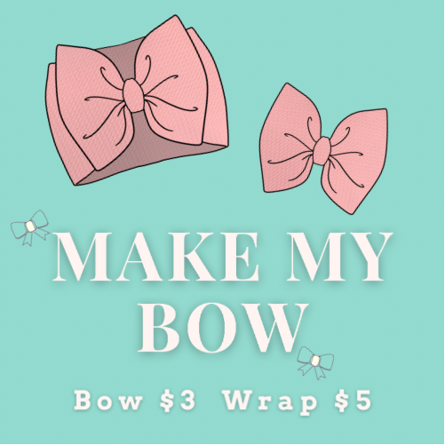 + Pre-Made Bow Upgrade — We fold for you! *Read Description* – BowBabeWorkshop